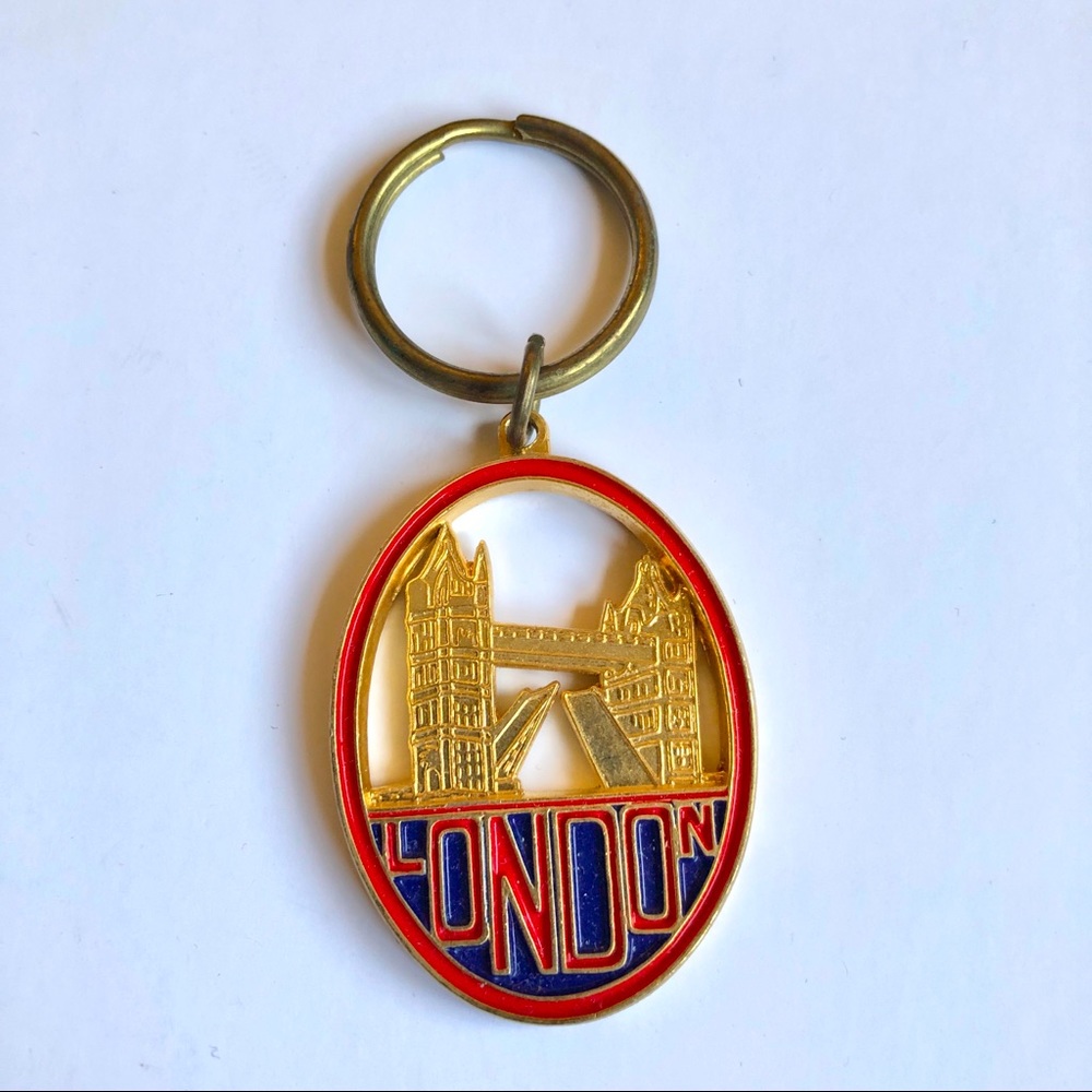 Vintage London Bridge England Keychain Unisex, 1 Keyc… - Gem